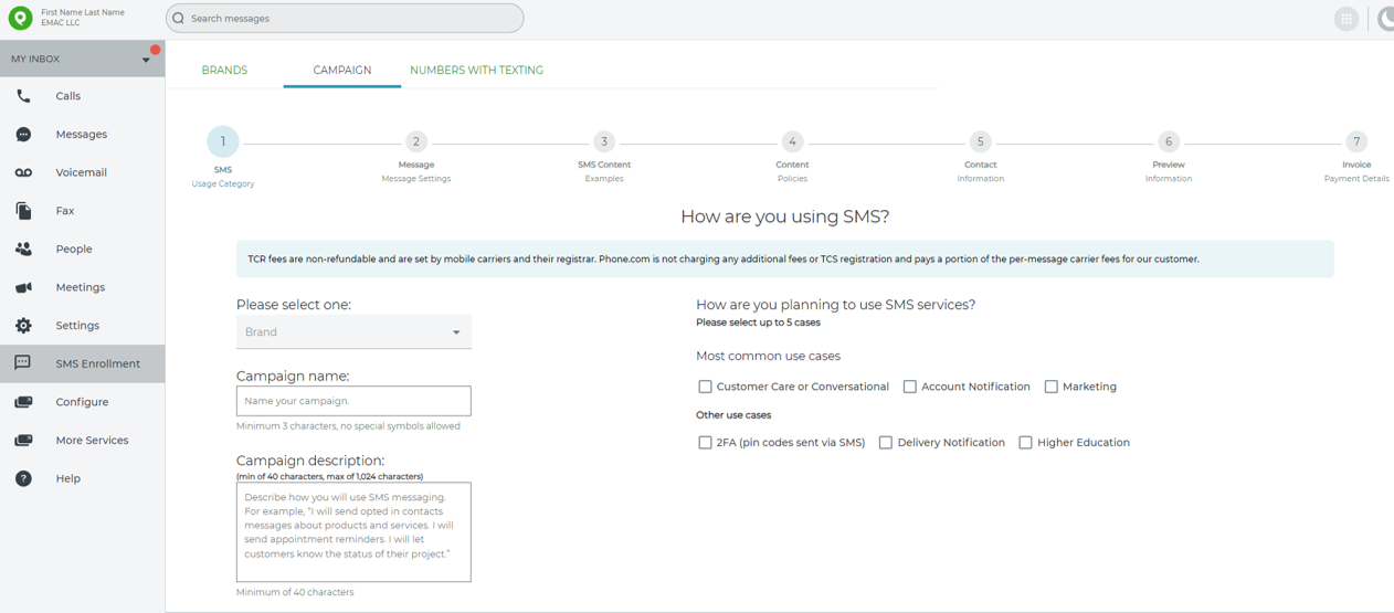 Text Messaging Registration: Field-by-Field Guide